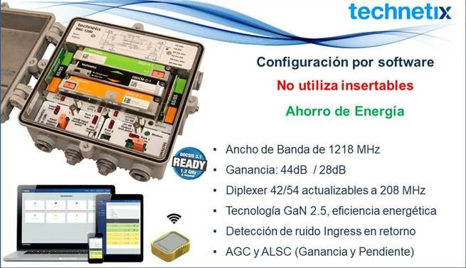 Amplificador MDU Technetix DBC-1200 - Tecnous